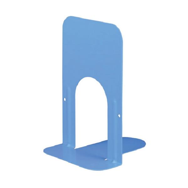 "●スタンダードな形状のブックエンドです。<br>●すべり止め付です。<br><br>●オフィスの書庫などの陳列や整理に最適です。<br><br>●色：マットブルー<br&g...