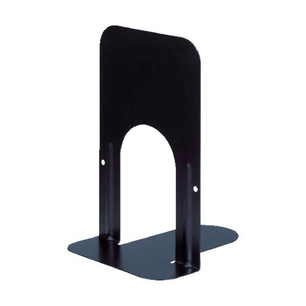 "●スタンダードな形状のブックエンドです。<br>●すべり止め付です。<br><br>●オフィスの書庫などの陳列や整理に最適です。<br><br>●色：マットブラック<br&...