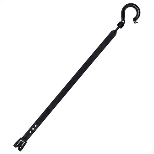 繰り返し使える幅15mm、長さ400mmのフック付き結束バンドです。[用途]整理収納・アウトドアやレジャー、邪魔なコードをまとめて束ねたり、荷物の簡易固定に。[機能]フックは360度回転しますので、何でも束ねて吊るせます。[仕様]●型式：B...