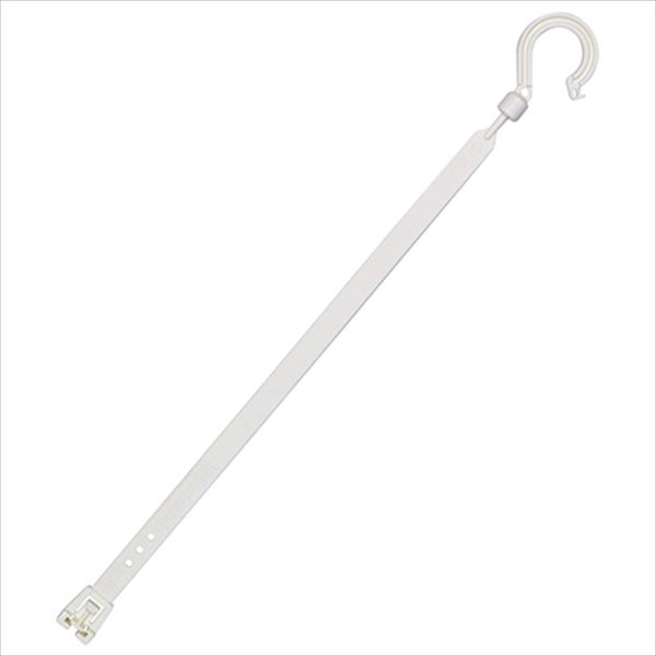 繰り返し使える幅15mm、長さ400mmのフック付き結束バンドです。[用途]整理収納・アウトドアやレジャー、邪魔なコードをまとめて束ねたり、荷物の簡易固定に。[機能]フックは360度回転しますので、何でも束ねて吊るせます。[仕様]●型式：B...