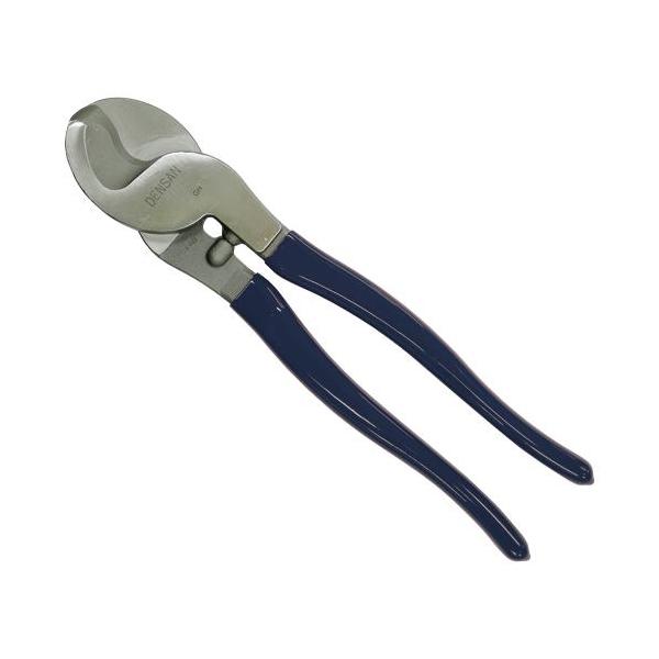 切れ味抜群、IV-60sqOKです。[用途]ケーブル切断等の電設作業等。[機能]銅線専用の小型ケーブルカッターです。ペンチサックに楽々収納可能です。[仕様]●全長：237mm。●質量：426g。●切断能力：IV-60mm2。…