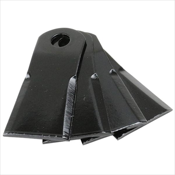 切れ味抜群で長寿命です。[用途]スイング式法面草刈機用のフリー替刃。[機能]純正フリー刃と互換性があります。高靭性、耐摩耗性に優れた鋼を採用しています。遠心力が働き、切れ味抜群です。[仕様]●全長99mm×刃幅46mm×厚さ3.2mm。●穴...