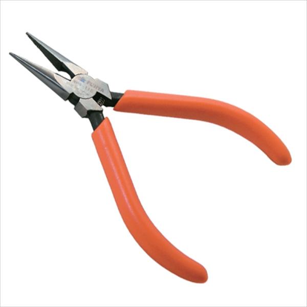 バリ取り作業やプラモデル製作に最適です。[用途]AV・通信・精密機器の組立、修理、ホビー関係用ラジオペンチ。[機能]先端部を細く短く加工し、グリップは手のひらサイズでコンパクトなため、精密な加え・折り曲げ作業に最適です。刃部硬度HRC57〜...