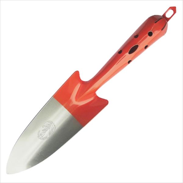 丈夫な補強入の移植コテです。[用途]移植・植えつけ・肥料配合・土おこし等。[機能]移植・植えつけ・肥料配合・土おこし等に最適です。[仕様]●全長：289mm。●板厚：1.2mm。●補強入。[材質]●本体：鉄。…