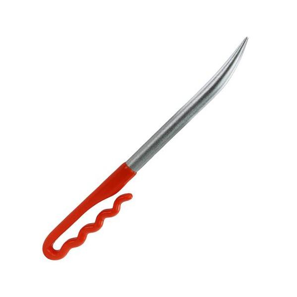 針金や番線を使って結束する工具です。[用途]結束線の締め付け。[機能]建設現場の足場組み、鋼材運搬の荷造り等、物を固定する際の締め付け作業にご使用いただけます。先端が細く、とがっているので締め付けやすく、抜きやすくなっています。[仕様]●サ...