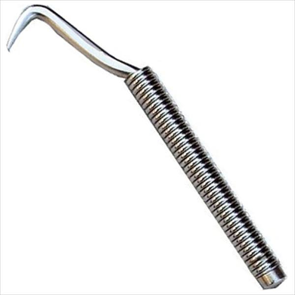 針金や番線を使って結束する際に使用する鉄筋工具です。[用途]結束線、番線の締め付け作業。[機能]柄はバネで握りやすくなっています。[仕様]●全長：195mm。[注意事項]先端が鋭角になっていますので取り扱いにはご注意ください。…