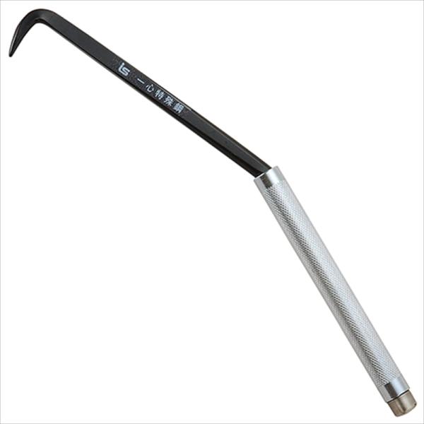 針金や番線を使って結束する際に使用する鉄筋工具です。[用途]結束線、番線の締め付け作業。[機能]本体はフッ素樹脂加工を施しています。回転が滑らかで使いやすさ抜群です。落下防止用ロープ取り付け対応型(一体型)なので安全です。[仕様]●全長：2...