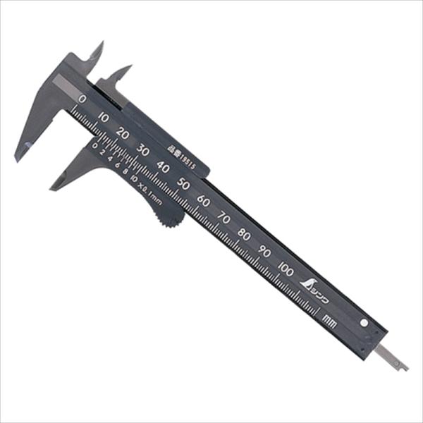 軽量・コンパクトで携帯に便利です。[用途]外径測定、内径測定、深さ測定、段差測定用ノギス。[機能]丈夫で温度変化による伸縮が少ないポリカーボネート製です。使用・保管の際にサビの心配もないです。デプスバー付です。[仕様]●本体サイズ：幅40m...