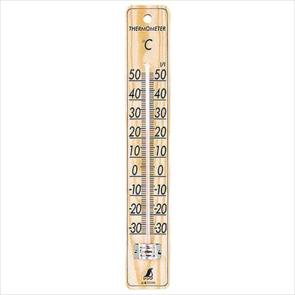 パイン材の木目が綺麗です。[用途]ご家庭・教室・オフィスでの温度管理用。[機能]シンプルで見やすい、落ち着いた木のぬくもりのある温度計です。[仕様]●本体サイズ：幅40mm×高さ252mm×奥行16mm。●重量：59g。●精度：±1度。●測...