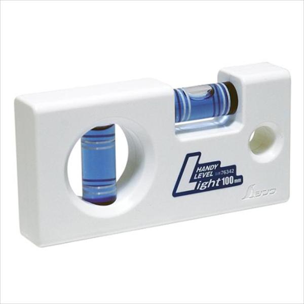 超軽量で、持ち運びに便利な水平器です。[用途]水平・垂直確認用レベル。[機能]大型気泡管で見やすいです。吊り下げ穴付です。[仕様]●本体サイズ：縦50mm×横100mm×厚さ19mm。●重量：39g。●感度：0.5mm/m=0.0286度。...