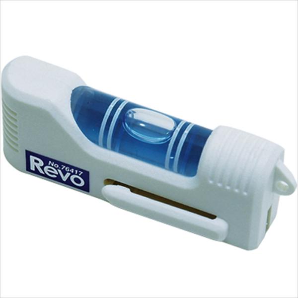 白い基準線は気泡管のウラ側の線が目立たないので見やすくなっています。[用途]直尺・曲尺への取り付け用ミニレベル。[機能]暗い所でも使える青色畜光シート付気泡管付です。[仕様]●本体サイズ：幅19mm×高さ71mm×奥行25mm。●質量：17...