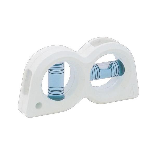 クリアブルーの高精度大型気泡管を採用しています。[用途]水平・垂直の確認用レベル。[機能]V溝測定面で、パイプも測定できます。ポケットサイズで携帯に便利です。[仕様]●本体サイズ：幅45mm×高さ95mm×奥行22mm。●重量：36g。●感...