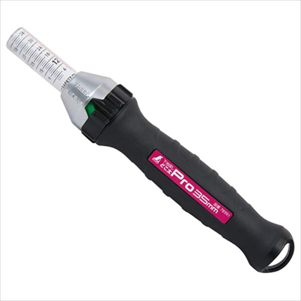 石膏ボード用の針式の下地探しです。[用途]壁裏の間柱を簡単・確実に探せる下地探し。[機能]針曲りを防止して真っ直ぐ刺せる、ステンレスガイド内蔵です。手にぴったりフィットする形状、滑りにくいエラストマーグリップです。目盛付で刺し込んだ壁のおお...