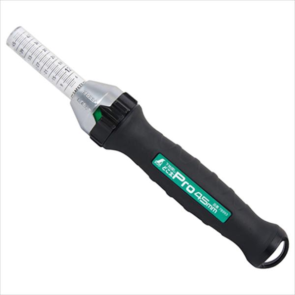 石膏ボード用の針式の下地探しです。[用途]壁裏の間柱を簡単・確実に探せる下地探し。[機能]針曲りを防止して真っ直ぐ刺せる、ステンレスガイド内蔵です。手にぴったりフィットする形状、滑りにくいエラストマーグリップです。目盛付で刺し込んだ壁のおお...