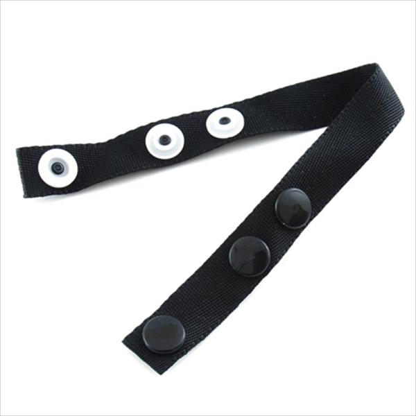 ヘルメット用バックテープです。[用途]ヘルメット用バックバンド。[機能]ヘッドバンドに取り付けるずれ防止のバックテープです。[仕様]●16mm幅。[材質]●綿。●取り付け部：樹脂製。…