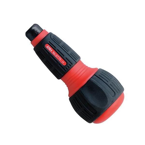 電動ドライバー用ビットが使える差替式ドライバーハンドルです。[用途]電動ドライバー用ビットが使える差替式ドライバーハンドル。[機能]力が入るボール形状&amp;エラストマー樹脂ハンドルです。ヒートン・蝶ネジ回し付きです(ハンドル後端部)。[...