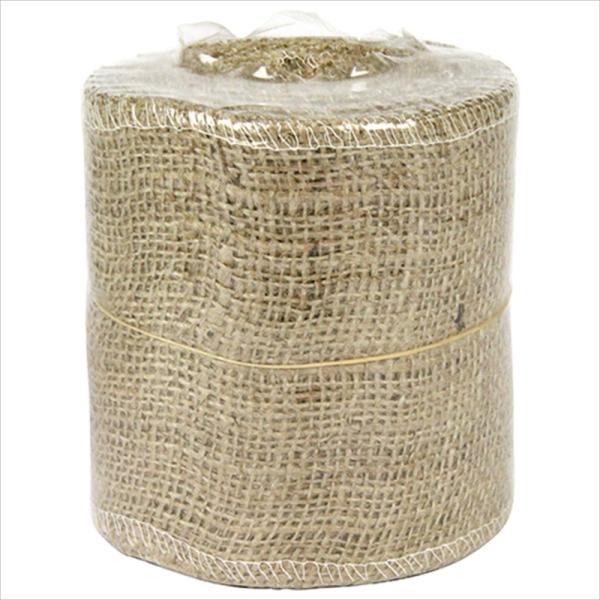 根巻用、幹巻用、保護材用の天然素材テープです。[用途]緑化樹用テープ。[機能]寒冷地の保湿、夏季の乾燥防止に使用できます。天然素材のため腐ります。[仕様]●サイズ：幅(約)12cm×長さ(約)15m。[材質]●天然繊維ジュート麻。[注意事項...