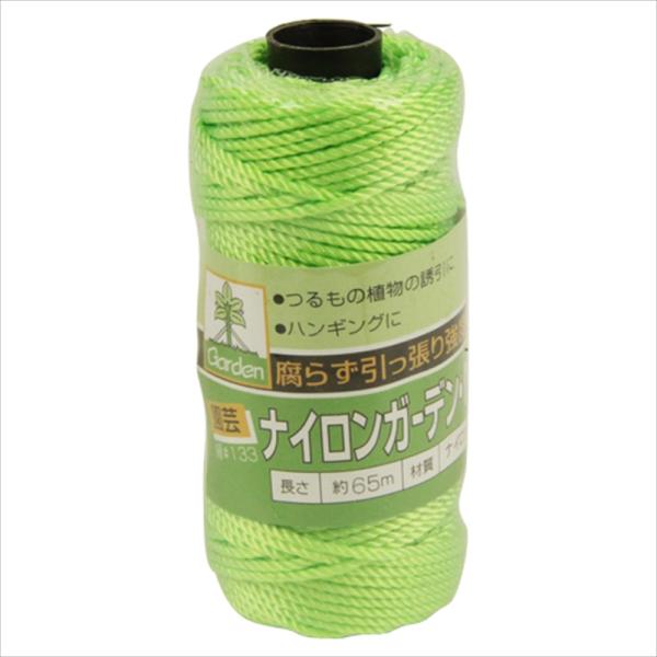 腐らず、引っ張り強度抜群です。[用途]つるもの植物の誘引きやハンギング。[機能]腐らず引っ張り強度抜群なので、長期間使用も可能です。[仕様]●長さ：約65m。●重量：約100g。[材質]●ナイロン。…