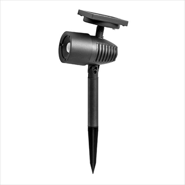 植物や壁を照らすソーラーライトです。[用途]植物や壁などライトアップ。[機能]外装は高級感のあるアルミニウム製です。太陽光で充電するので電気代が不要です。地面に差し込むだけで簡単に設置できます。[仕様]●使用環境：屋外。●LED：1球(ホワ...