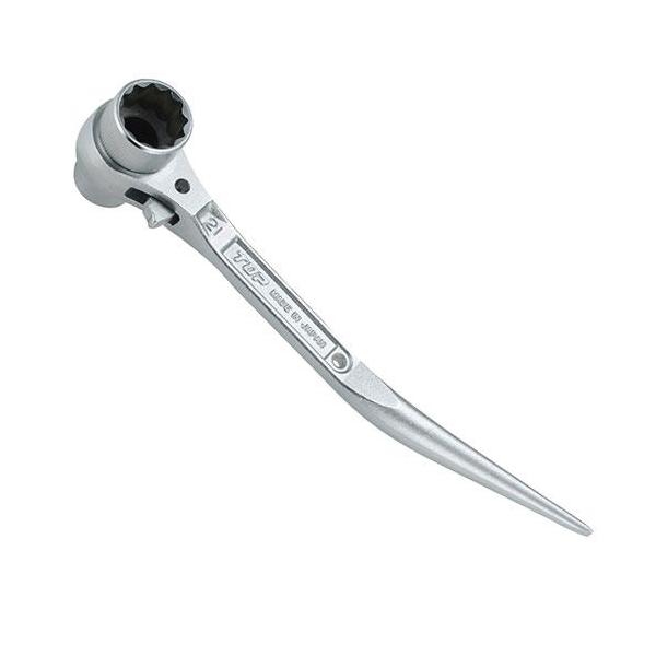 コンパクトで超軽量番線を巻きやすい鳶仕様です。[用途]短ガチャ鳶仕様コンパクトショートラチェットレンチ。[機能]コンパクトで軽量です。ソケットには便利な早回し機能付です。2枚爪でスムーズなラチェット作業ができます。番線を巻きやすい鳶仕様の形...