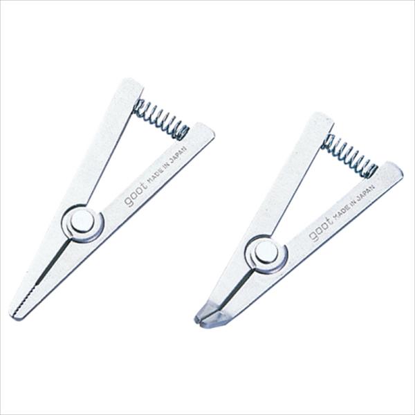 はんだこての熱から部品を守ります。[用途]放熱用クリップL型・S型2本セット。[機能]はんだこての熱から部品を守る放熱用クリップです。L型は狭いところでの使用に最適です。[仕様]●重量：10g。…