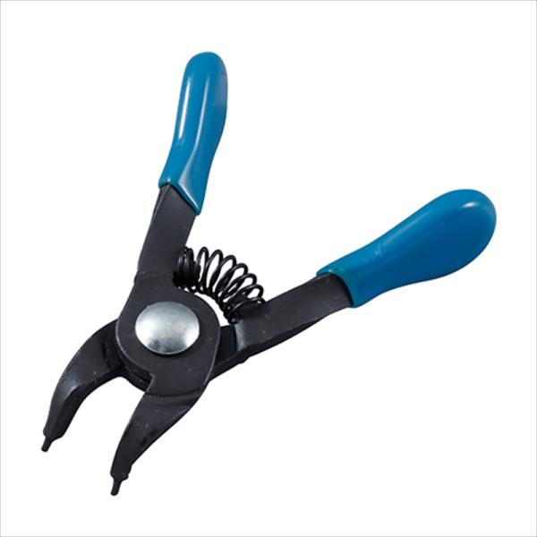 小型でコンパクトなスナップリングプライヤーです。[用途]C型形状の止め金具スナップリングの着脱。[機能]C型止め輪、穴用です。[仕様]●使用範囲：10〜30mm。●先端部：ストレート。…