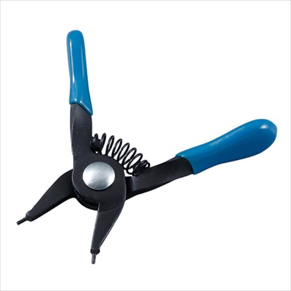 小型でコンパクトなスナップリングプライヤーです。[用途]C型形状の止め金具スナップリングの着脱。[機能]C型止め輪、穴用です。[仕様]●使用範囲：10〜30mm。●先端部：先曲り45度。…