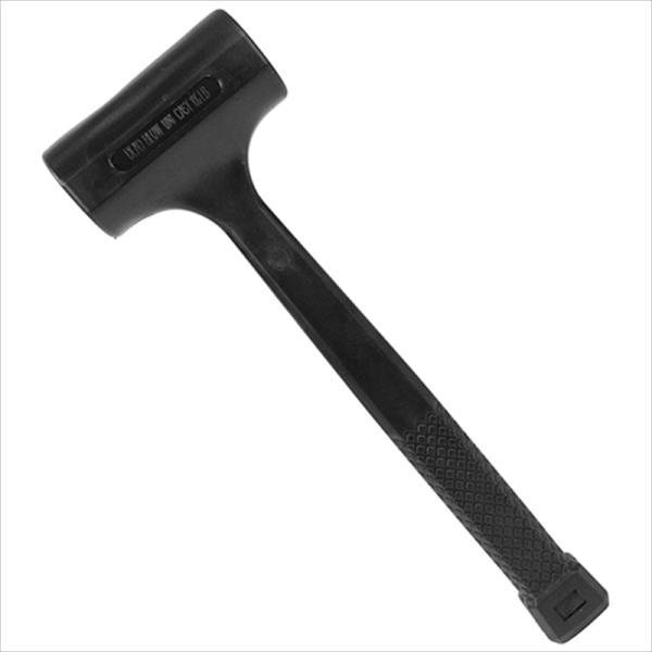 跳ね返らない無反動構造で打撃力をしっかり伝えます。[用途]木製品・機械の組み立てなど。[機能]PVC樹脂製ヘッドなので相手に傷をつけにくいです。[仕様]●全長：325mm。●重量：744g。[材質]●本体：PVC。[注意事項]本体シールの表...