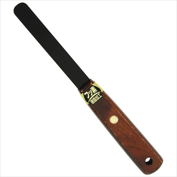 汚れが付きにくく、お手入れが簡単です。[用途]コーキングヘラ。[機能]特殊すき加工により、作業しやすいコシとしなりがあります。ステンレスブレードにフッ素樹脂加工を施してあるので、汚れが付きにくくお手入れが簡単です。[仕様]●ヘラ幅：15mm...