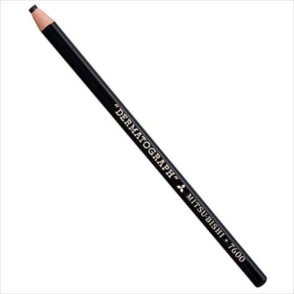 金属にもプラスチックにもグイグイ書ける、特殊な色芯を採用しています。[用途]金属・ガラス・プラスチック・木材へのマーキング。[機能]ガラス・金属・プラスチックなどに自由に描けます。[仕様]●芯色：黒。●油性ダーマトグラフ。…