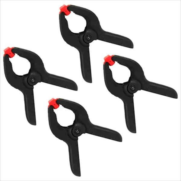 ホビーや小物木工作業などに最適です。[用途]接着作業での固定や模型などの組み立て等。[機能]スプリング式なのでワンタッチでつかめます。可動式パットで色々な形状にフィットします。[仕様]●口の開き幅：25mm。●全長：85mm。[材質]●ナイ...