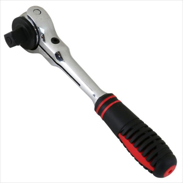 首振り状態でもロスなくトルクを伝達します。[用途]ソケットと組み合わせ、六角ボルト・ナットやネジの締付け、緩め作業。[機能]ヘッド部の角度が変えられるので、狭い場所での作業に便利です。ギア数72山採用で、振り幅の制限された狭い場所でも細かな...