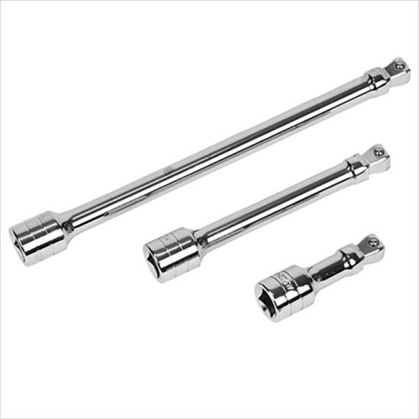 首振り状態と固定状態のどちらにも設定可能なエクステンションバーです。[用途]深くて狭い場所でハンドル操作がしにくい場合のソケットの延長。[機能]首振りと固定のどちらにも設定可能です(首振り角度10度)。[仕様]●差込角：12.7mm(1/2...