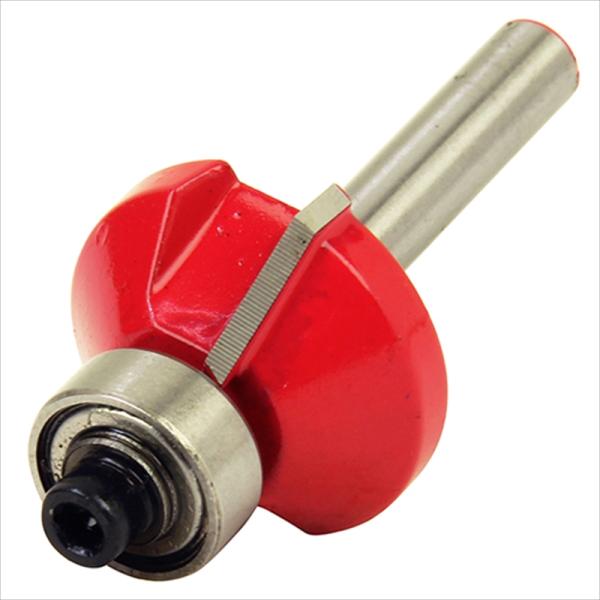 木材の溝堀加工や面取り作業に最適です。[用途]木材の溝堀加工や面取り作業。[機能]トリマー用の先端ビットです。硬度の高い超硬チップを厳選しているため、耐久性抜群です。[仕様]●サイズ：25mm。●サイズ：D(幅)25・B(深さ)8mm・A(...