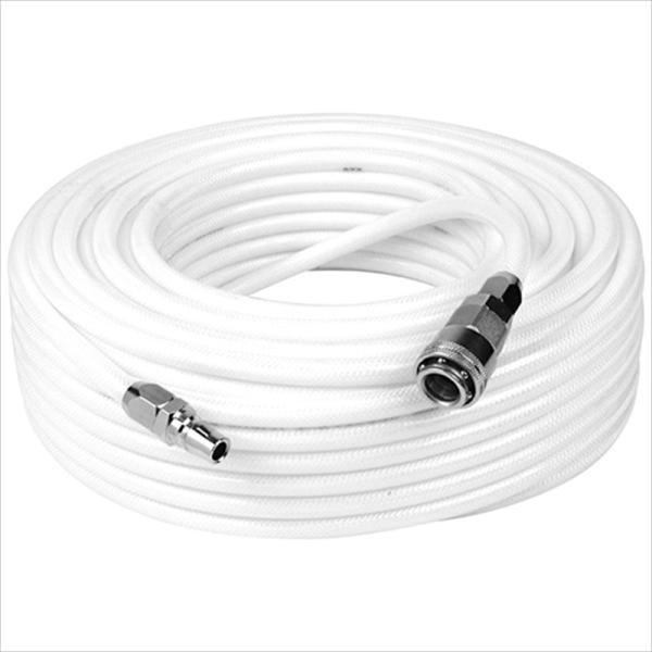 ワンタッチカプラ付のエアーウレタンホースです。[用途]エアーホース。[機能]7mm内径で効率の良い作業ができます。[仕様]●サイズ：内径7.0mm×外径10.0mm。●ホース長：30m。●カラー：クリアホワイト。[材質]●ポリウレタン樹脂。…