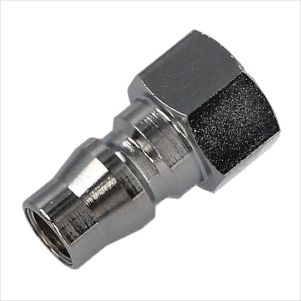 エアホースなどの配管やエアー工具への接続、離脱が簡単操作で確実に行えます。[用途]エアー工具、エアーホース等との脱着。[機能]ソケットとの組み合わせでエアーの接続、離脱が簡単にできます。丈夫で耐久性に優れた鋼鉄製です。1/4管用平行オネジ取...