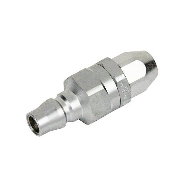 カプラ切り離し時の不快音とホースの反動現象を解消します。[用途]エアー配管用継ぎ手(パージプラグ)。[機能]カプラの切り離し時にプラグ側のホース内残圧を徐々に排出し、不快な音とホース反動現象を解消します。独自設計の排気方式によって、残圧は短...