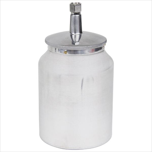 エアスプレーガン用の吸上式カップです。[用途]塗料の吹き付け作業。[機能]フッ素コーティング加工で塗料の流動性・剥離性に優れ、色替え、洗浄に大変便利です。[仕様]●供給方式：吸上式。●カップ容量：1000cc。●カップ取り付けネジサイズ：G...