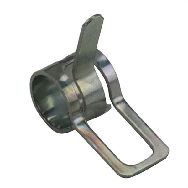 扱いやすいワンタッチクランプです。[用途]ホースの固定。[機能]ペンチ等で、簡単締め付けで作業性が高く、トルク管理が不要です。JIS規格品・低圧タイプです。[仕様]●適合ホース外径：6.2−6.6mm。●表面処理：亜鉛メッキ。[材質]●スチ...