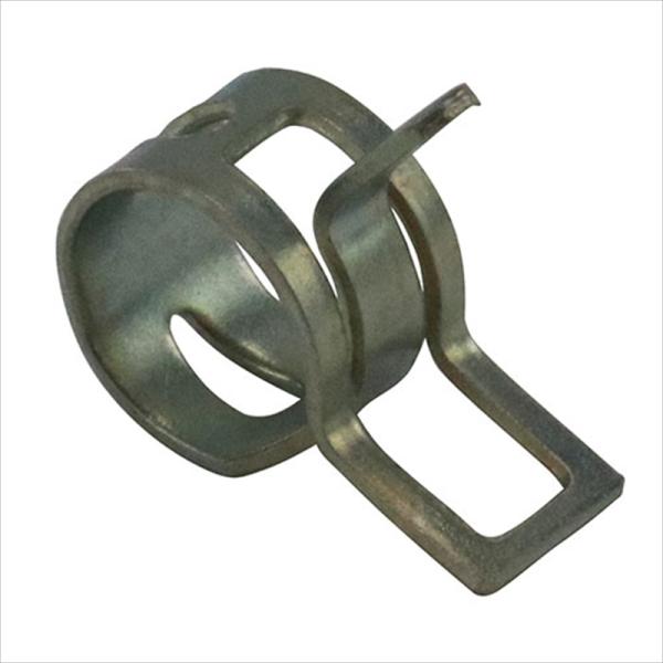 扱いやすいワンタッチクランプです。[用途]ホースの固定。[機能]ペンチ等で、簡単締め付けで作業性が高く、トルク管理が不要です。JIS規格品・低圧タイプです。[仕様]●適合ホース外径：8.6−9.2mm。●表面処理：亜鉛メッキ。[材質]●スチ...