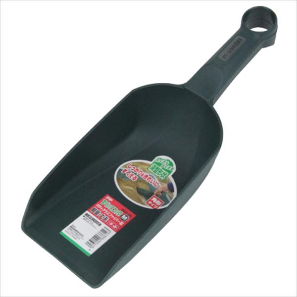 軽量・丈夫でたっぷりすくえるワイド型の樹脂製スコップです。[用途]スコップ。[機能]土すくい用です。深型形状でたっぷりすくえます。軽量・丈夫な樹脂製です。角型形状の為、底面や角でもしっかりすくえます。[仕様]●角型タイプ。[材質]●本体：P...
