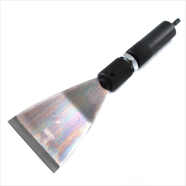 電動ドライバー用先端工具スクレーパーです。[用途]内装のP.タイル剥がし、カーペット・塗装の剥がし、タイル剥がし作業。[機能]電動ドライバーですいすい剥がし、めくることができます。既存の電動ドライバーにワンタッチで取り付けできます。作業効率...