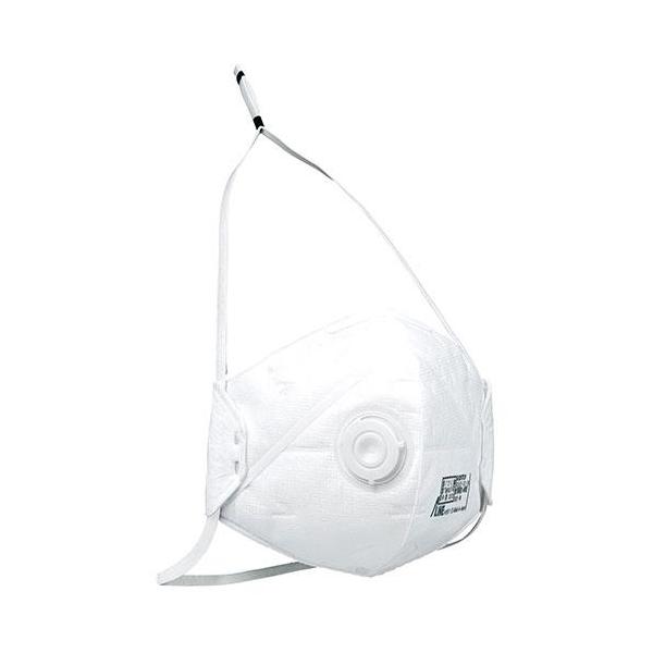 使い捨て式防じんマスク、DS2クラスです。[用途]溶接作業・サンダー作業・農薬散布作業・その他粉じんの発生する作業。[機能]立体構造で形が崩れにくいです。排気弁付きでマスク内がムレないから快適です。しめひもは長さ調節が出来るアジャスター付き...