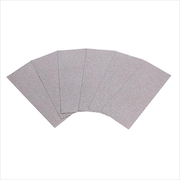 400番の空研ぎペーパー6枚が入ったセットです。[用途]木材の荒削り・サビ落し・ペンキ剥がし・塗装前の下地処理。[機能]電動サンダーやハンドサンダー、カットしてお好きなサイズで木材等に巻き付けて利用できます。木材の荒削り・サビ落し・ペンキ剥...