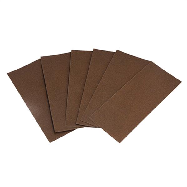 150番の紙ヤスリが6枚入ったお買い得なセットです。[用途]木材の荒削り、サビ落し、ペンキ剥がし作業。[機能]電動サンダーやハンドサンダー、カットしてお好きなサイズで木材等に巻き付けて利用できます。木材の荒削り・サビ落し・ペンキ剥がしなどに...