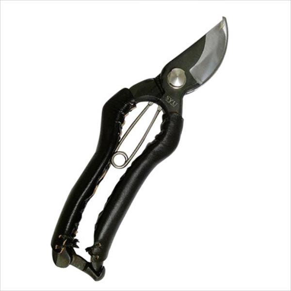 フィット感抜群の本革ハンドルです。[用途]剪定鋏。[機能]園芸の剪定鋏です。[仕様]●全長：190mm。●刃渡：65mm。[材質]●本体：炭素刃物鋼。●革巻：牛革。…