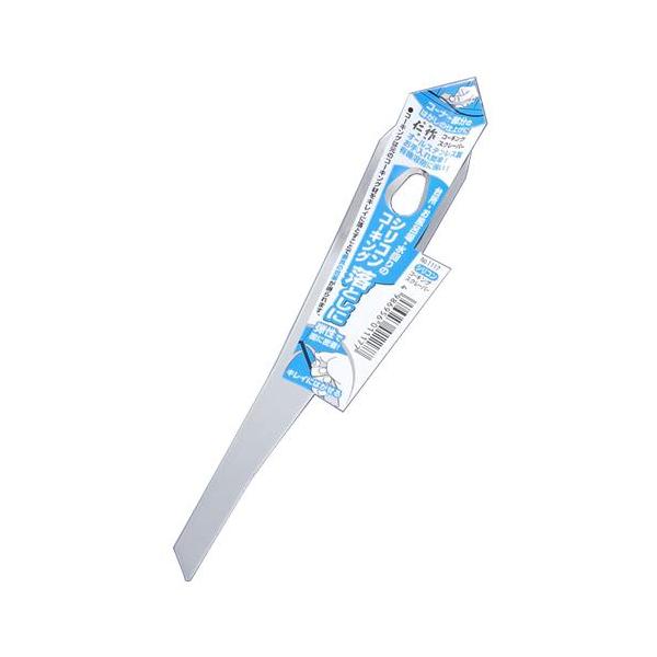 コーキングは元のコーキング材をきれいに落とすことで最良の効果が得られます。[用途]お風呂場、水回りのシリコンコーキング材落としスクレーパー。[機能]刃物用ステンレス鋼総焼入加工ですので、頑強、研ぎ直し使用可能です。コーキング施工で一番用途の...