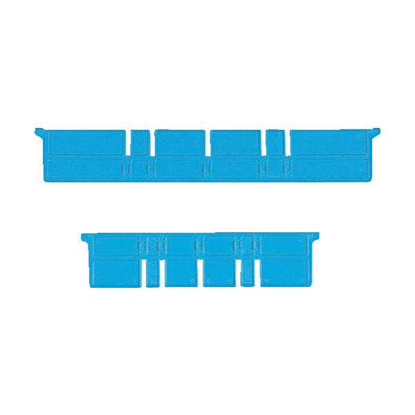 "●ＴＣ２用仕切り板　小（短手方向用）です。<br><br>●適合コンテナ：STC-2<br>●色：ブルー<br>●タイプ：短仕切板<br>●外形寸法(mm)間口×高さ×厚さ：26...