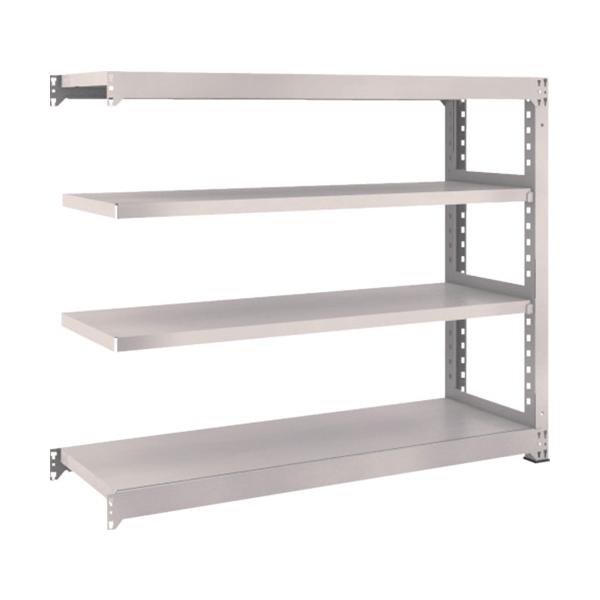 "●ボルトを1本も使用していないボルトレス構造で、分解・組み立てが簡単。組立作業の時間を大幅に短縮できます。<br>●棚の段変更が、25mmピッチで、自由に調整、変更ができます。<br>●高さ、奥行が同じであれば、増...