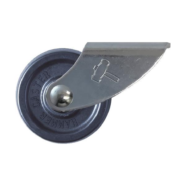 "●取付け方法が非常に特徴的なキャスターです。<br>●一般家庭や事業所で使用されているあらゆる軽量製品に適しています。<br><br>●底面等取付スペースが無い時に側面に取付けできます。<br&g...
